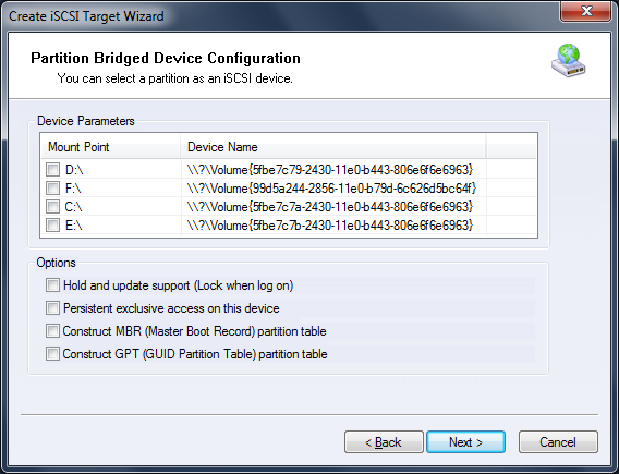 Create Iscsi Target By Using Disk Partition